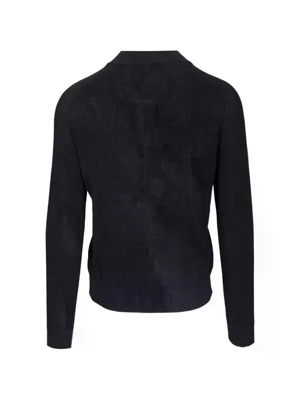 AL DUCA D’AOSTA 1902 Zip-up Ribbed Knit Cardigan