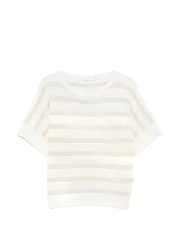 PANICALE Striped Knit T-shirt
