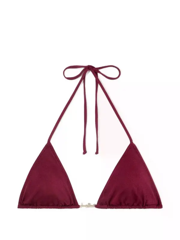 MC2 SAINT BARTH Leah Triangle Bikini Top - Red