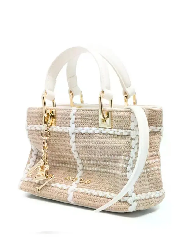 MARC ELLIS Krissy Woven Tote Bag - Neutrals