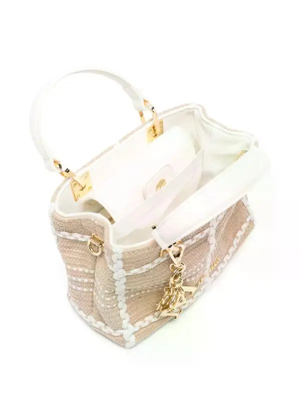 MARC ELLIS Krissy Woven Tote Bag - Neutrals