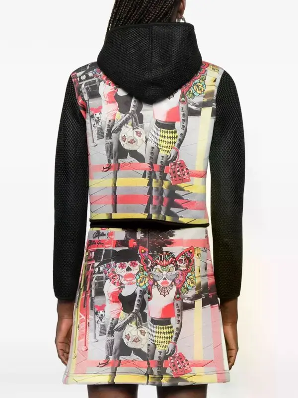 The Artistylist Graphic Print Zip-up Hoodie