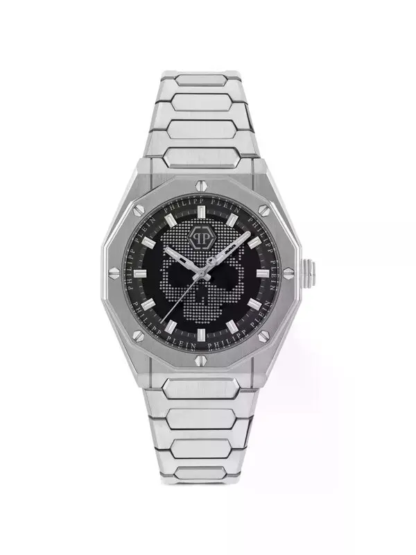Philipp Plein Deluxe 44mm Chronograph Watch - Black