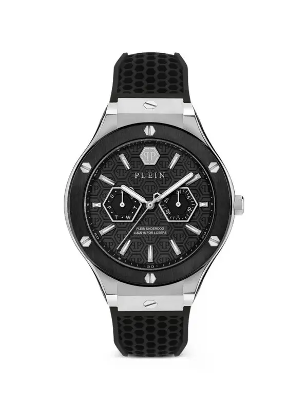 Philipp Plein Underdog 44mm Watch With Quartz Movement - Black