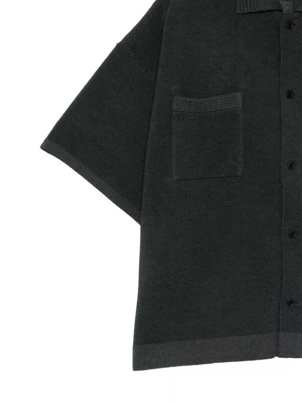 CFCL Ribbed-knit Chest-pocket Shirt