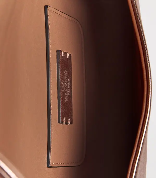 Valentino Garavani Small Metallic Leather Shoulder Bag - Gold