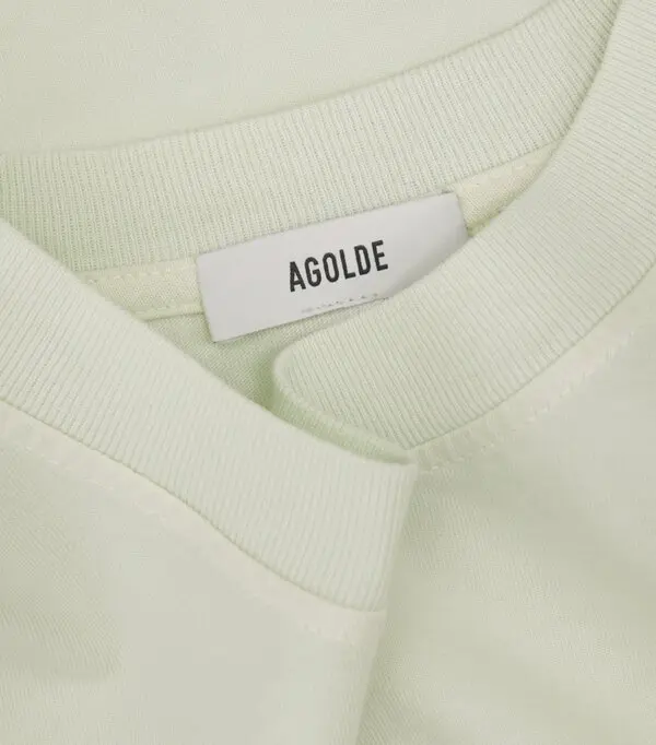 AGOLDE Cotton Asha T-shirt - Green