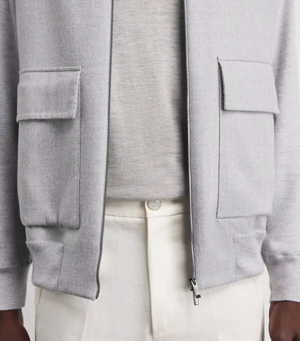 Paul & Shark Cashmere-silk T-shirt - Grey