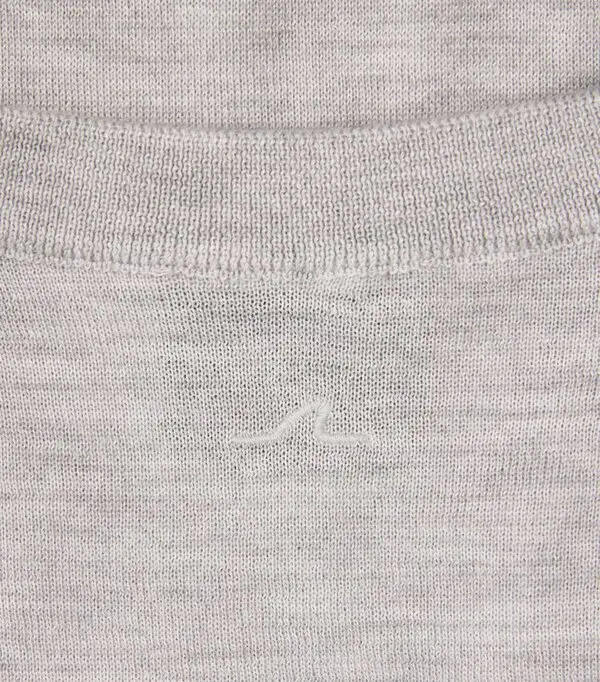 Paul & Shark Cashmere-silk T-shirt - Grey