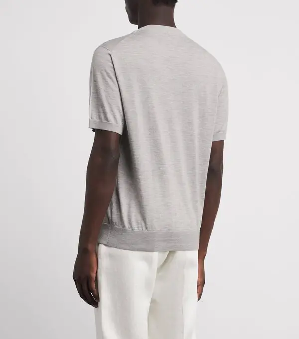 Paul & Shark Cashmere-silk T-shirt
