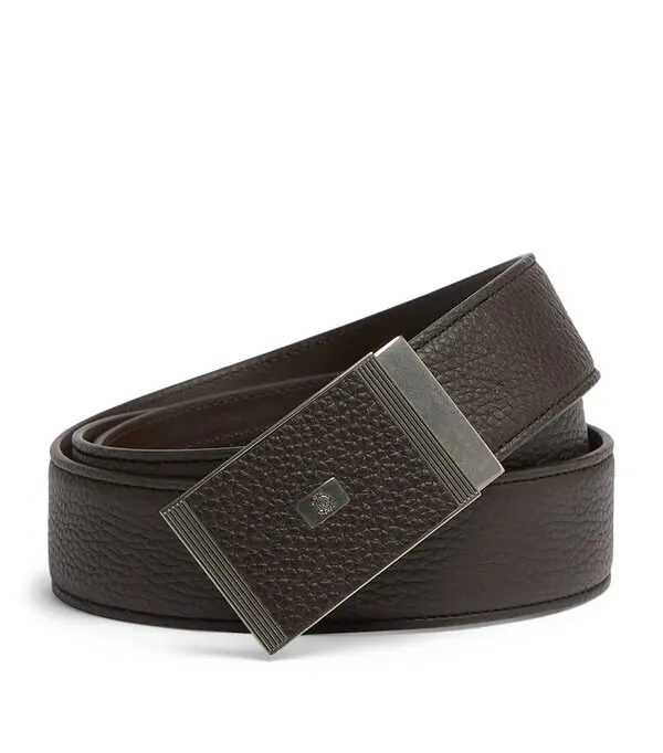 Dunhill Grained Leather Belt - Brown