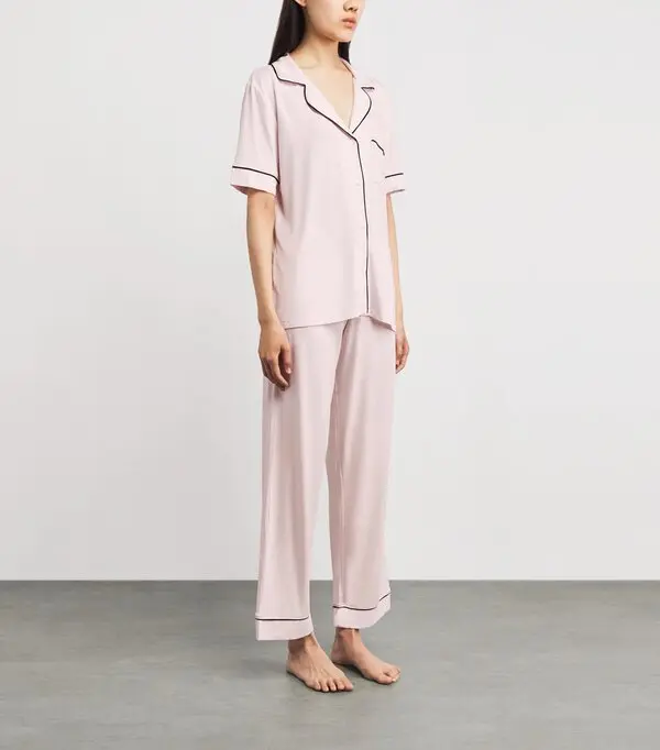 Eberjey Short-sleeve Gisele Pyjama Set - Pink