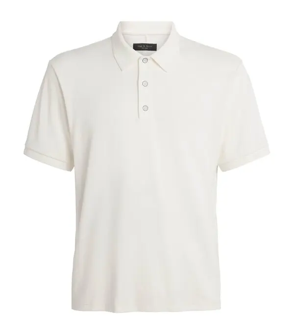 Rag & Bone Technical Piqué Polo Shirt