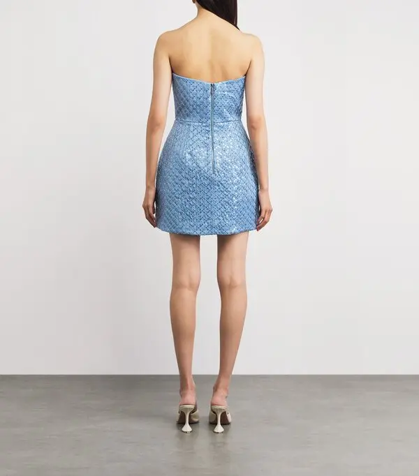 Rebecca Vallance Embellished Alix Mini Dress