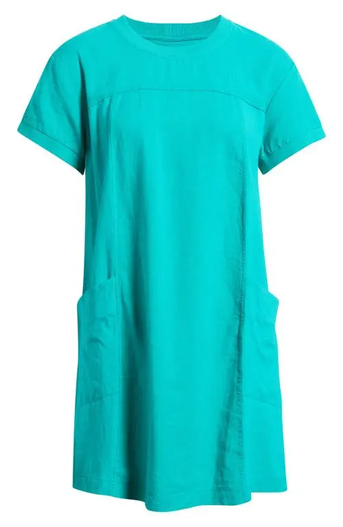 CITY BLUES Crewneck Mini Dress - Kelly