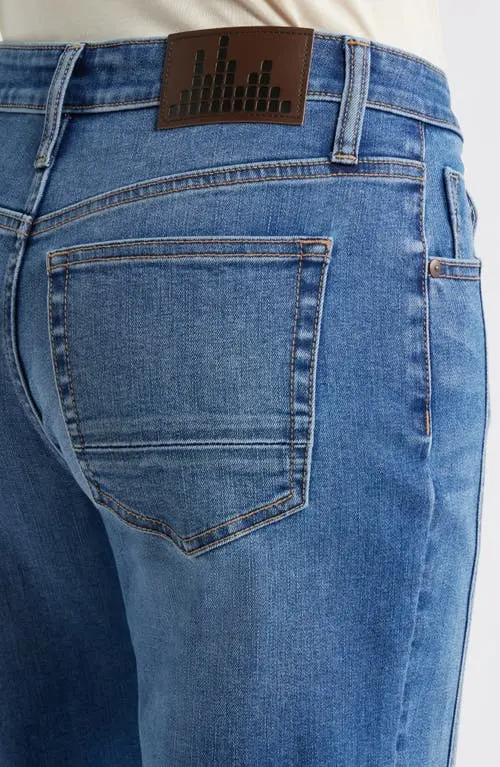 CITY BLUES Release Hem Straight Leg Jeans