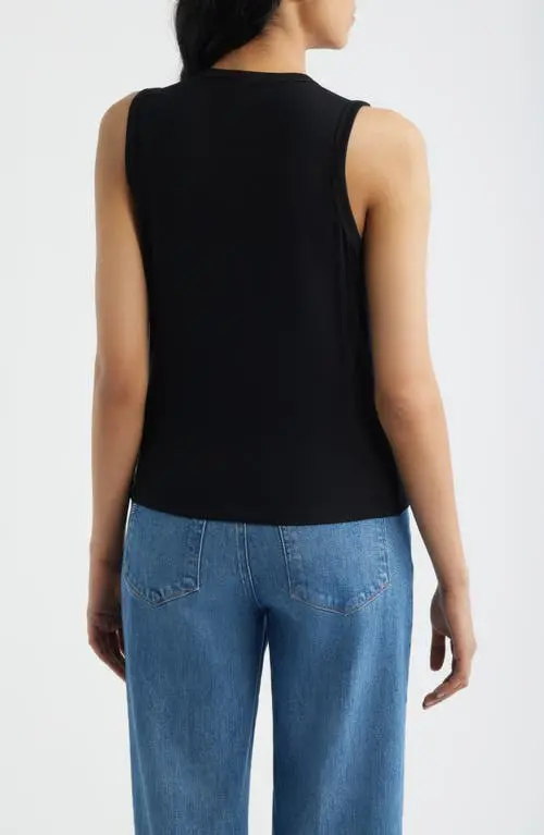 CITY BLUES Layered Look Tank - Black
