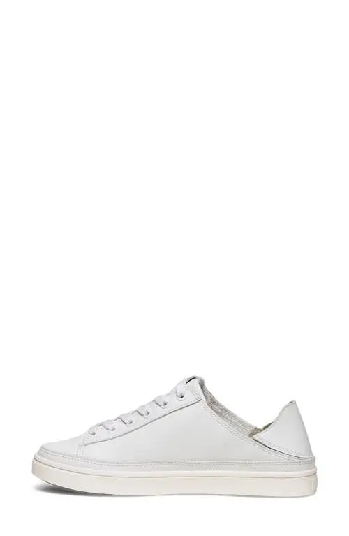 Sanuk Tydal Lace Up Sneaker - White Leather