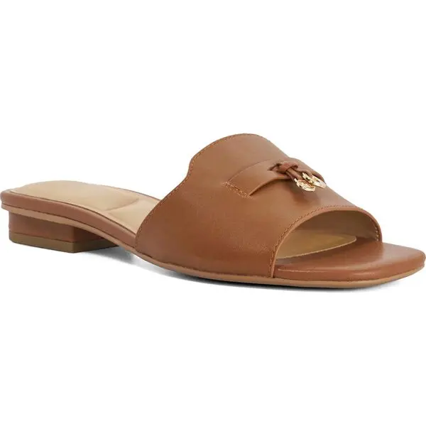 Dune London Lindo Slide Sandal - Tan