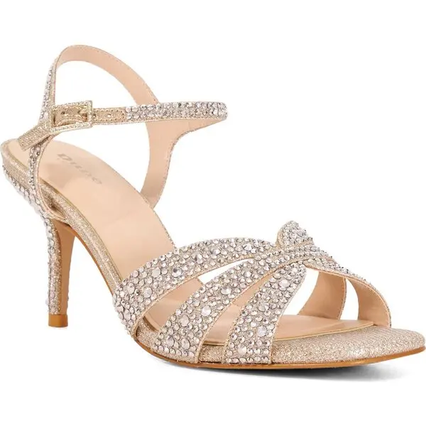 Dune London Mayven Embellished Ankle Strap Sandals