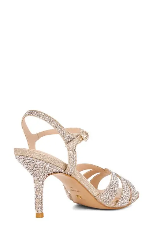 Dune London Mayven Embellished Ankle Strap Sandals