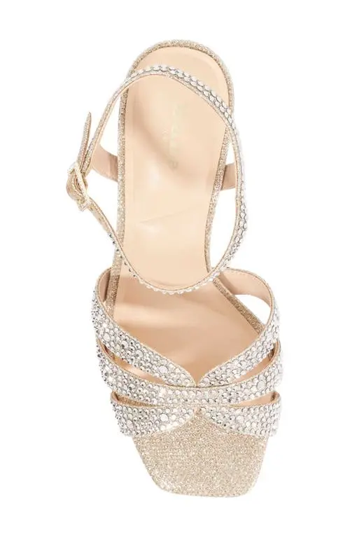 Dune London Mayven Embellished Ankle Strap Sandals