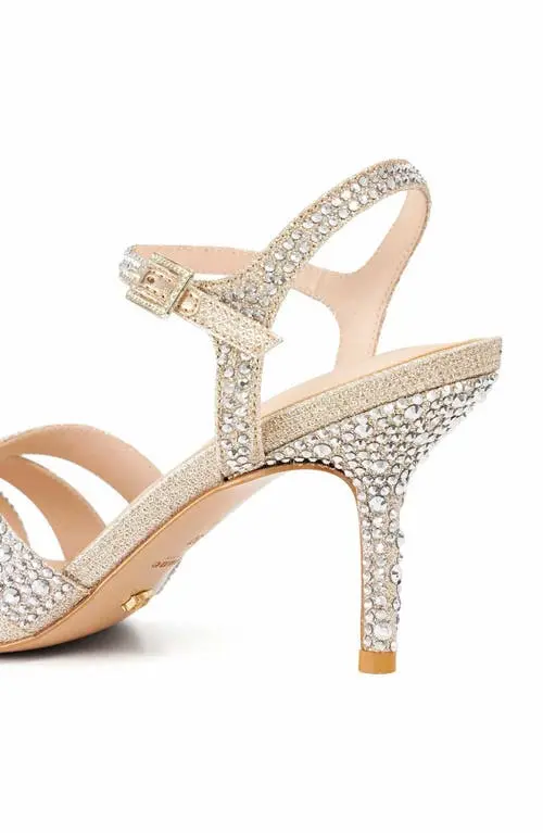 Dune London Mayven Embellished Ankle Strap Sandals