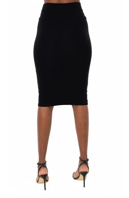 DAI MODA Kelli Stretch Modal Pencil Skirt