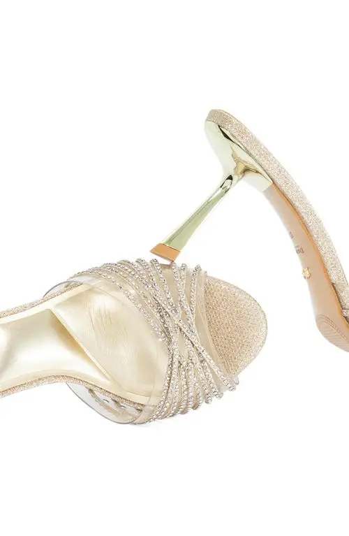 Dune London Embellished Sculptural Heel Slide Sandals
