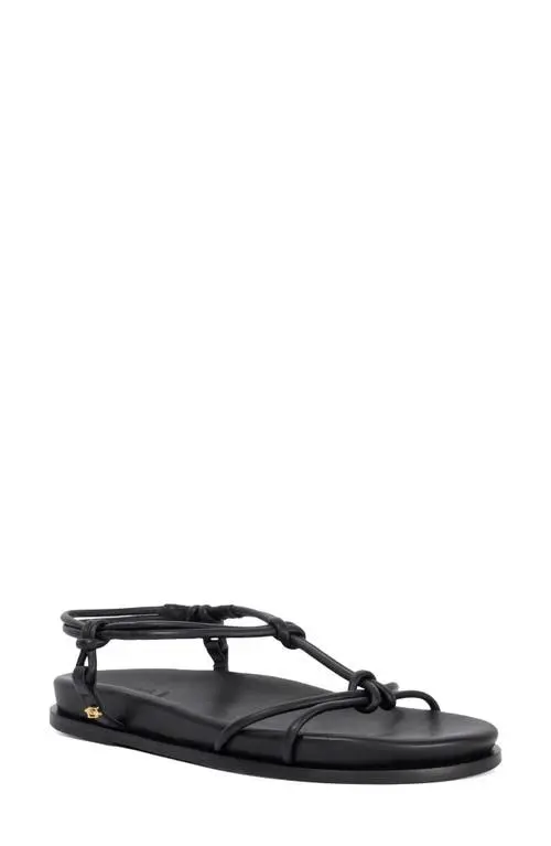 Dune London Launa Ankle Strap Sandals With Knot Detailing