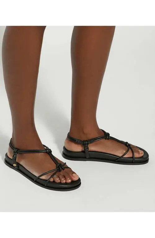 Dune London Launa Ankle Strap Sandals With Knot Detailing