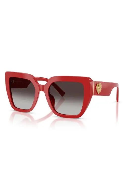Dolce & Gabbana Square Sunglasses With Sacred Heart Logo Detail