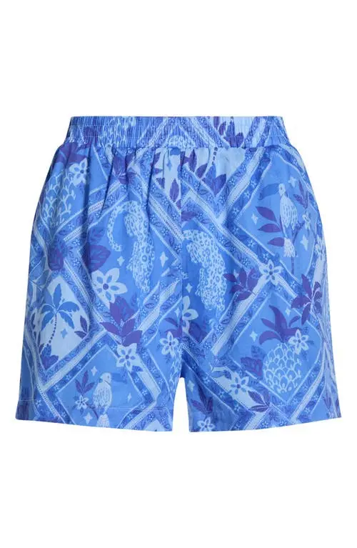 SUGARLIPS Kaidy Tropical High Waisted Shorts