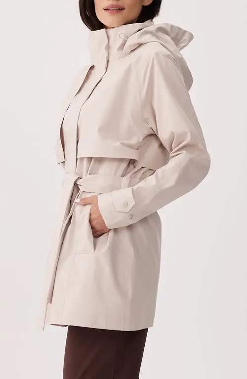 LOLE Aliz Water Repellent Short Trench Coat - Abalone