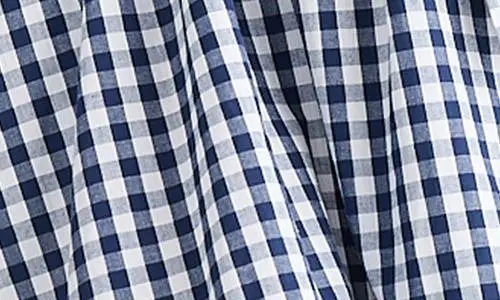 BRAVE+TRUE Gingham Check Ruffle Midi Dress With Tie Belt