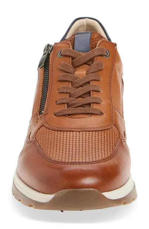 FLUCHOS Louis Leather Lace-up Sneaker With Side Zip