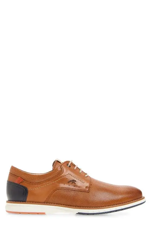 FLUCHOS Taylor Derby Lace-up Perforated Leather Shoes