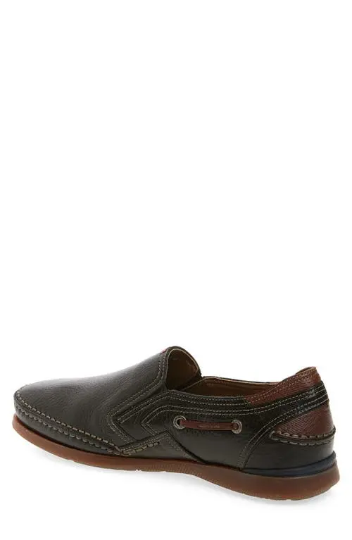 FLUCHOS Hand-sewn Leather Loafers - Black