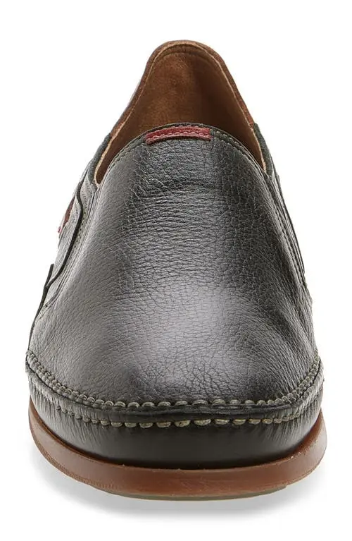 FLUCHOS Hand-sewn Leather Loafers - Black