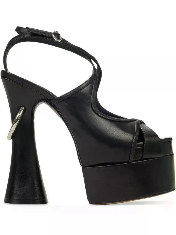 LANVIN Platform Ring-detail Sandals