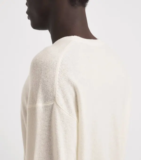 FRAME Wool-cashmere Crew Neck Sweater