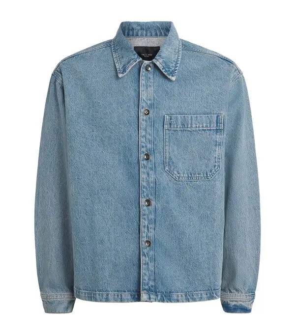 Rag & Bone Denim Astor Overshirt - Blue