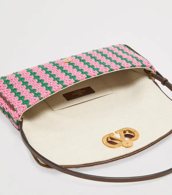 Valentino Garavani Small Crochet Shoulder Bag