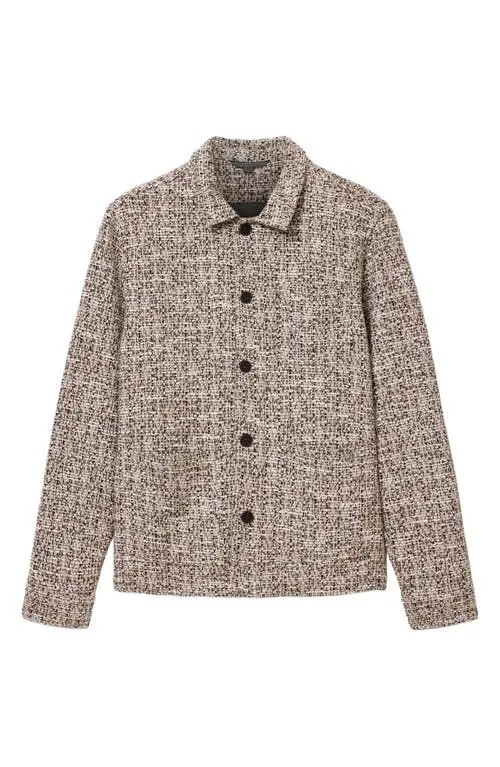 John Varvatos Bourdain Textured Tweed Jacket