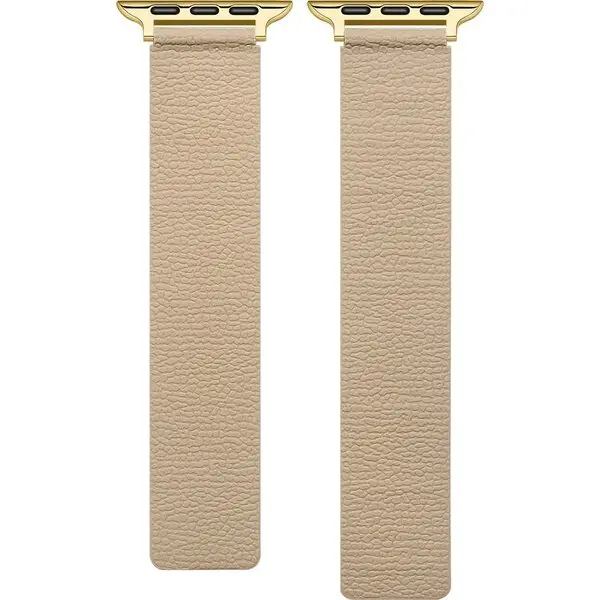 POSH TECH Textured Silicone Watchband For Apple Watch - Taupe