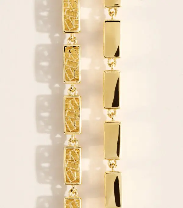 SUZANNE KALAN Yellow Block Chain Necklace