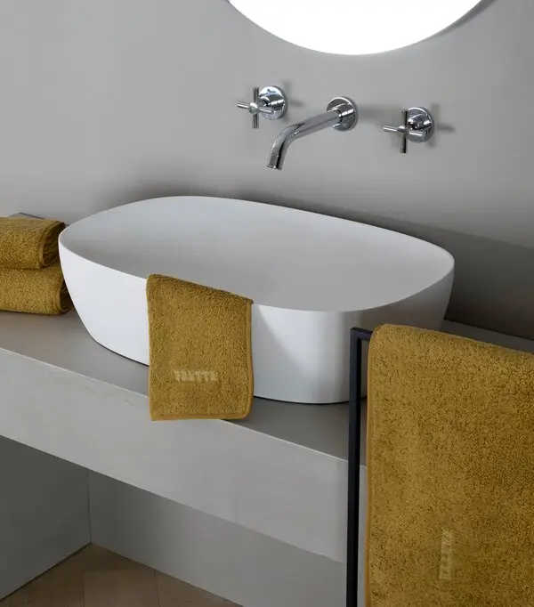 Frette Cotton Unito Bath Towel - Yellow