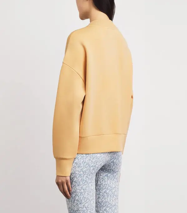 Varley Reena Button-front Sweatshirt - Beige