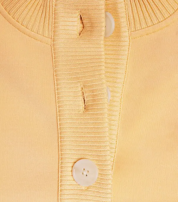Varley Reena Button-front Sweatshirt - Beige