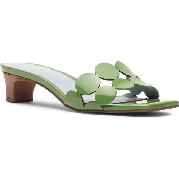 FRANCES VALENTINE Sandy Block Heel Sandal - Green